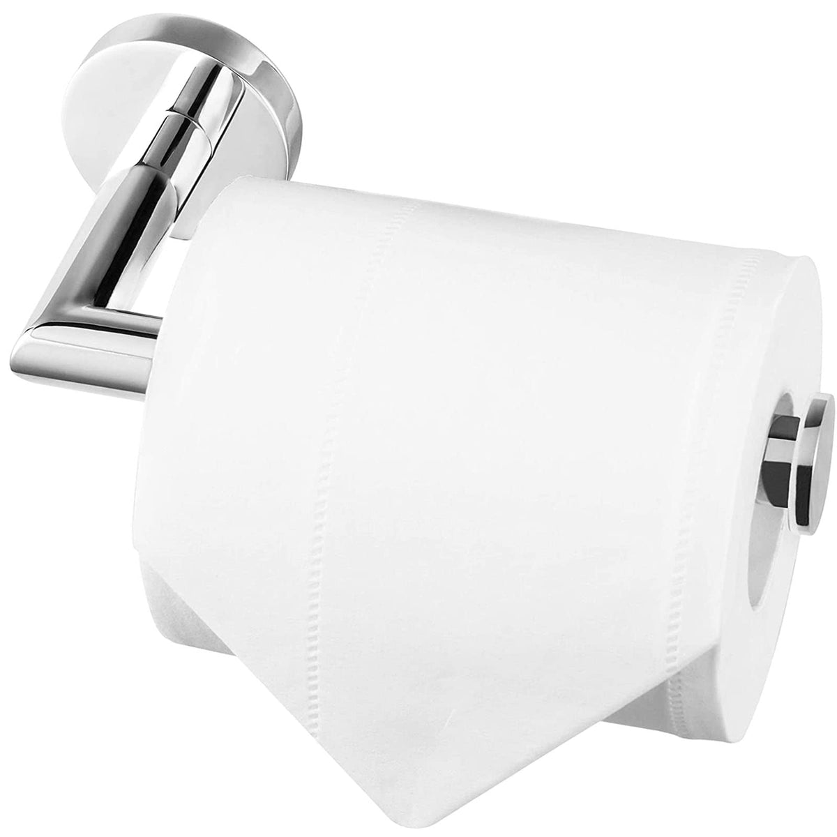 Toliet Paper Holders Round丨Stainless Steel Silver Toilet Roll Holder丨T ...